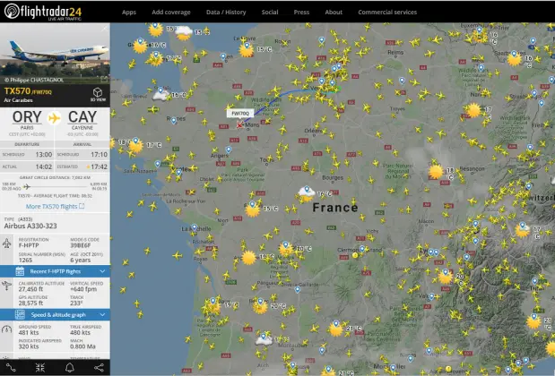 Suivi de Vol en Direct et Radar Avion Gratuit