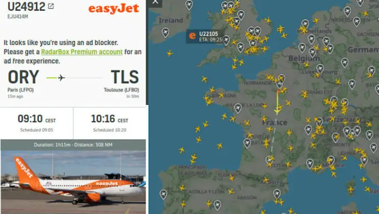 EasyJet Vol en Direct - Tout sur les vols EasyJet en temps réel